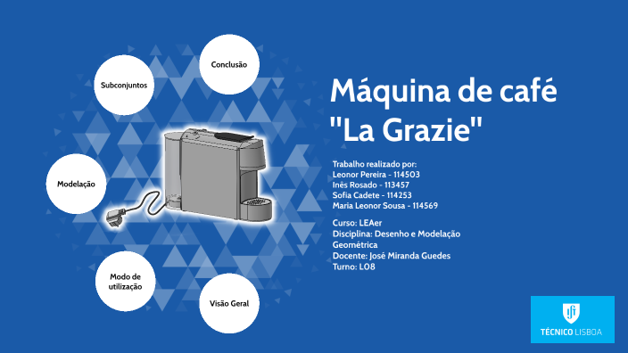 Máquina de café "La Grazie" by MARIA LEONOR PIMENTEL BENTO DE SOUSA on ...