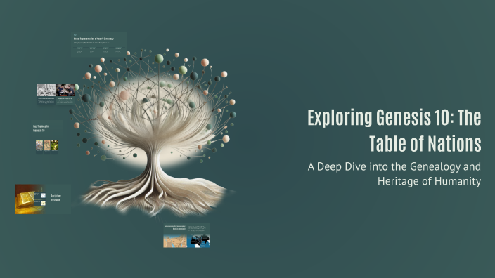 Exploring Genesis 10: The Table of Nations by Silvestre Romero on Prezi