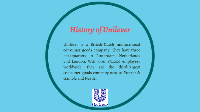 History of Unilever by Elizabeth Hurndall on Prezi