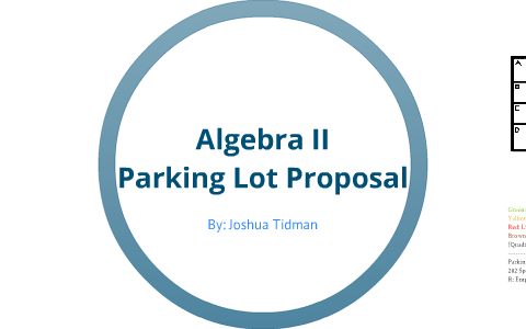 Algebra II Parking Lot Proposal by Joshua Tidman on Prezi
