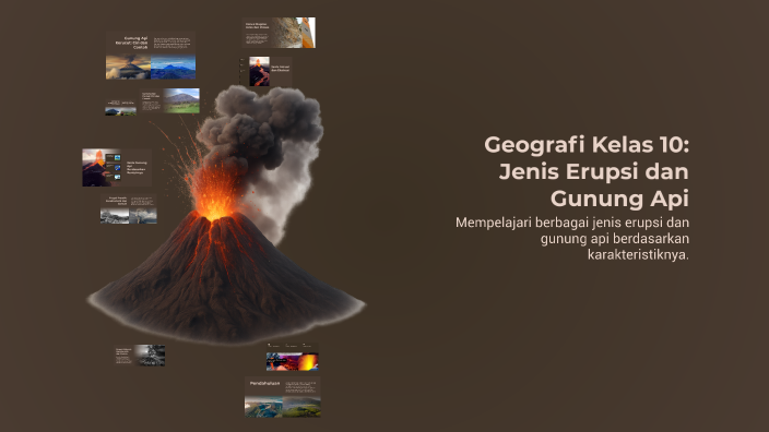 Geografi Kelas 10: Jenis Erupsi dan Gunung Api by Elsa Meldawati ...