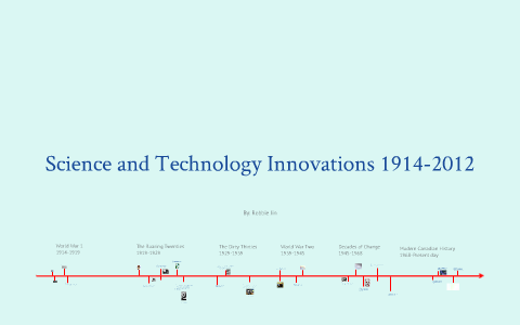 science and technology advancements 1914-2012 by Robbie jin on Prezi