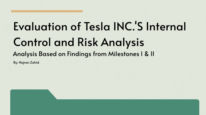 Analytical Analysis of Tesla Audit by zainab zahid on Prezi