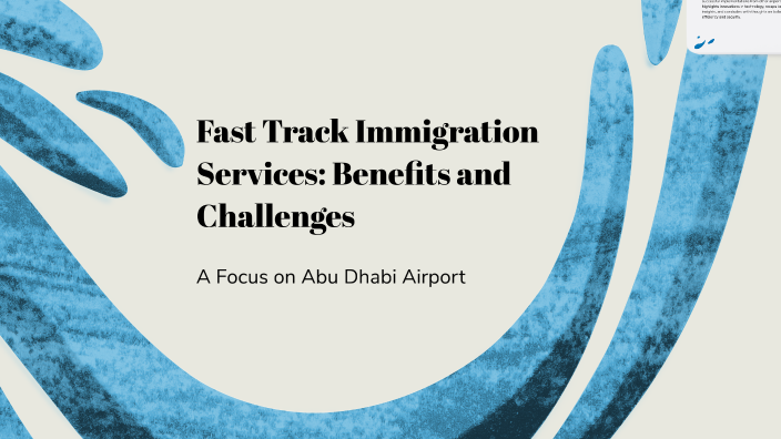 Fast Track Immigration Services: Benefits and Challenges by Djannet ...