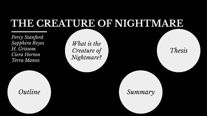 The Creature of Nightmare: Character Archetypes Project by Percy ...