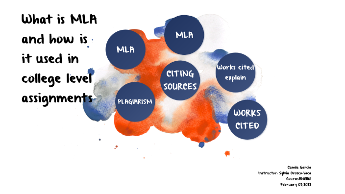 What is MLA and how is it used in college level assignments by laura ...