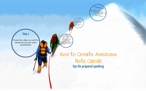 Presentation Note Cards by jennifer isbell on Prezi