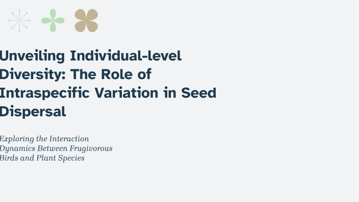 Unveiling Individual-level Diversity: The Role of Intraspecific ...