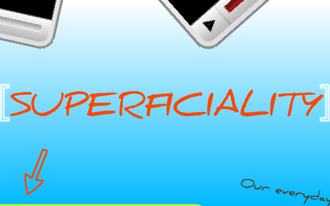 English Gatsby Project On Superficiality by Marina Kononova