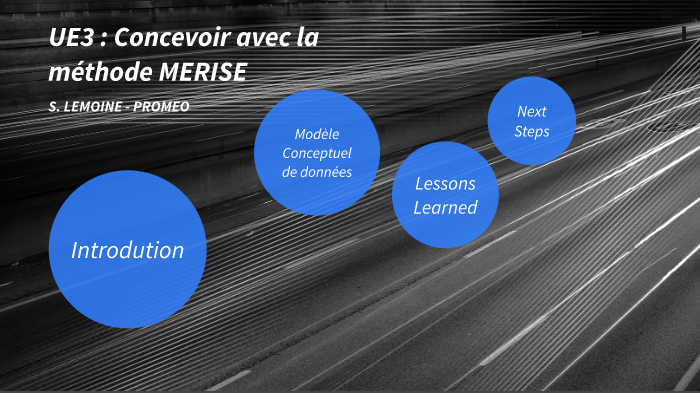 Concevoir : Modéliser avec la Méthode MERISE by Sébastien LEMOINE on Prezi