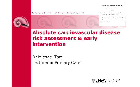 Absolute Cardiovascular Disease Risk Assessment & Early Intervention ...