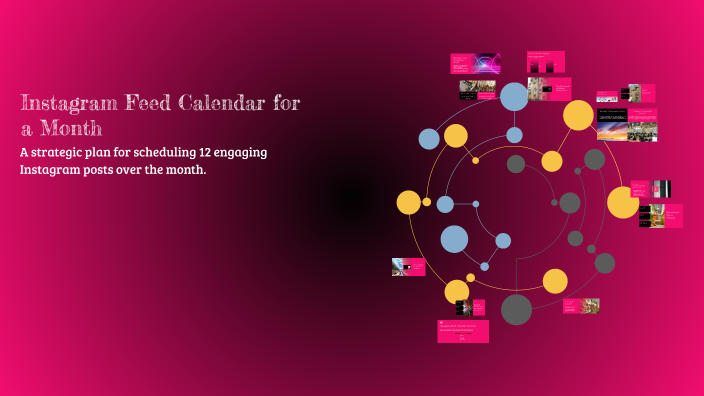 Instagram Feed Calendar for a Month by Digital Fronteira on Prezi