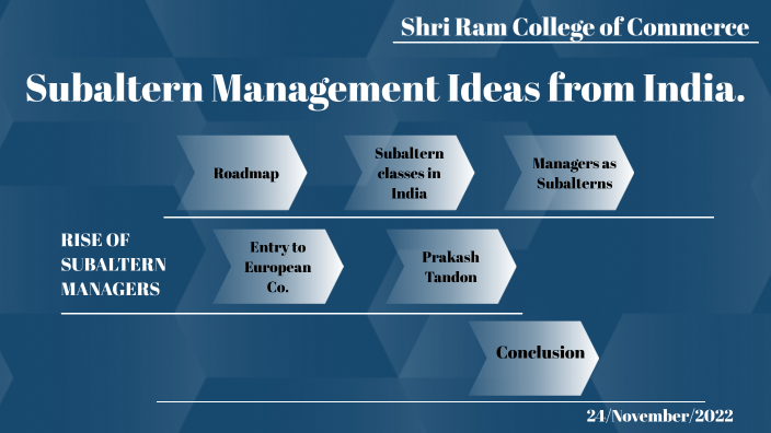 Subaltern Management by pankaj kumar on Prezi