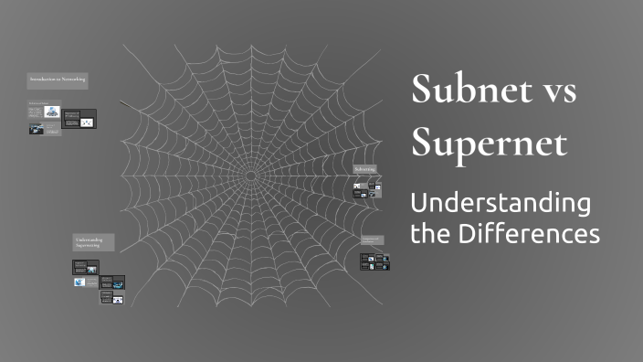 Subnet vs Supernet by Kang Kong on Prezi