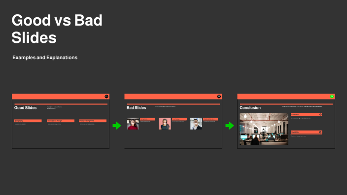Good vs Bad Slides by Nina Miruashvili on Prezi