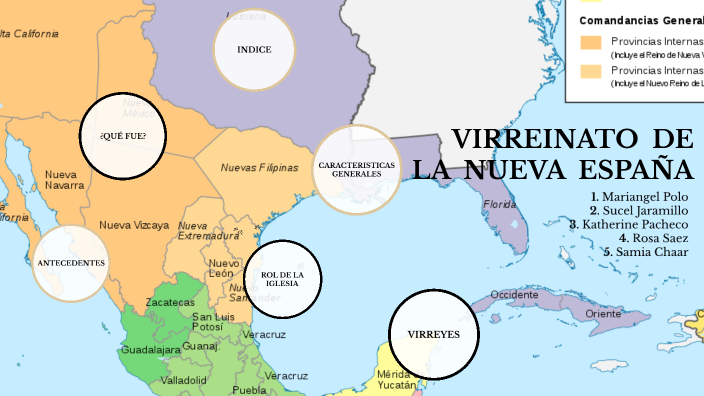 VIRREINATO DE LA NUEVA ESPAÑA by Mariangel Polo Galarcio on Prezi