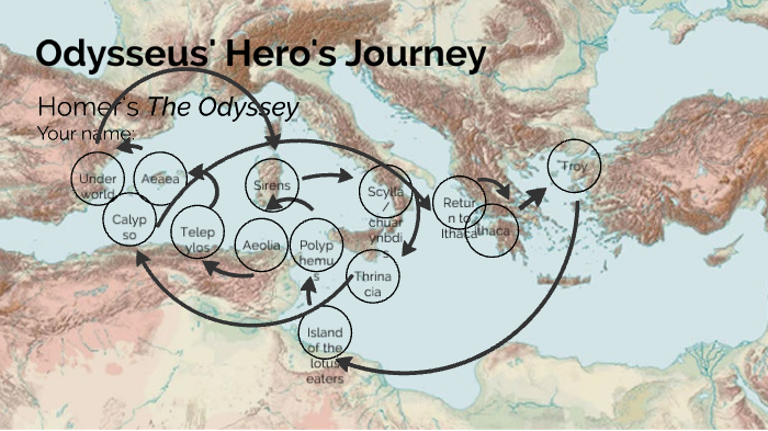 Odysseus' Hero's journey by Cody Quirico on Prezi
