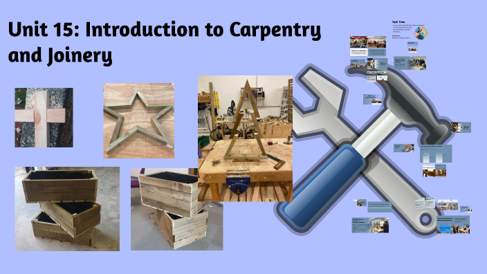 Unit 15: Introduction to Carpentry and Joinery for Young Learners by ...