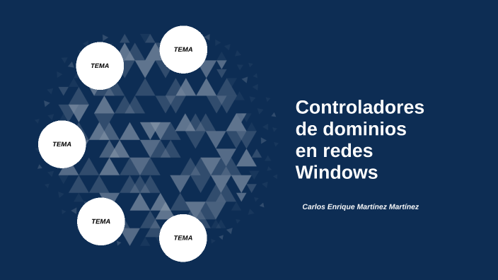 Controladores de dominios en redes Windows by Carlos Martínez on Prezi