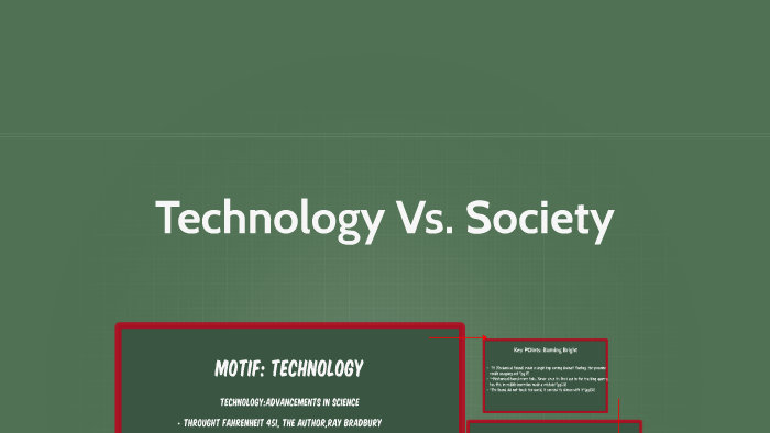 Technology Vs. Society by on Prezi