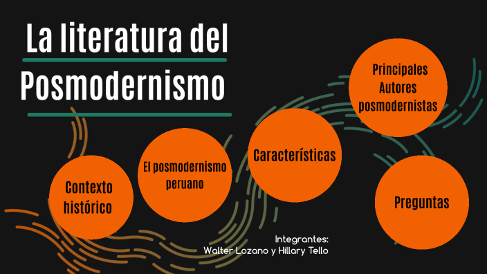 La literatura del Posmodernisto by Music is life on Prezi