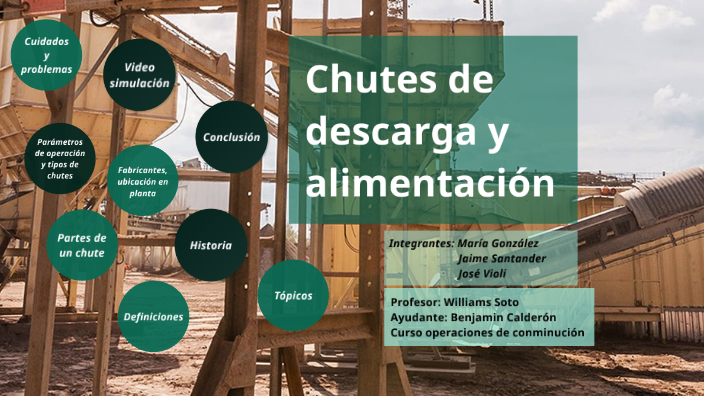 Chutes de Descarga y Alimentación by María Gricelda González Mayorga on ...