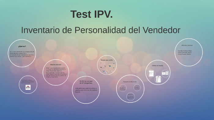 Test IPV. by Daniela Gómez Mejía on Prezi
