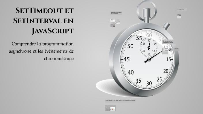 SetTimeout et SetInterval en JavaScript by abdelaali azergui on Prezi