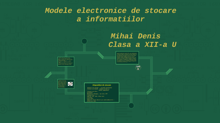 Modele electronice de stocare a informatiilor by Denis Mihai on Prezi