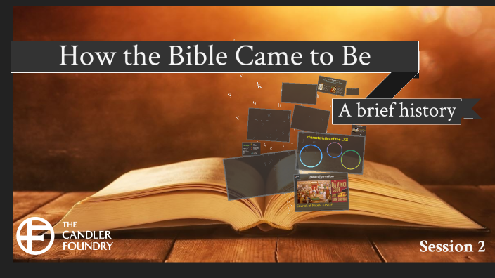 How the Bible Came to Be - SSUMC - Session 2 FINAL by Ryan Bonfiglio on ...