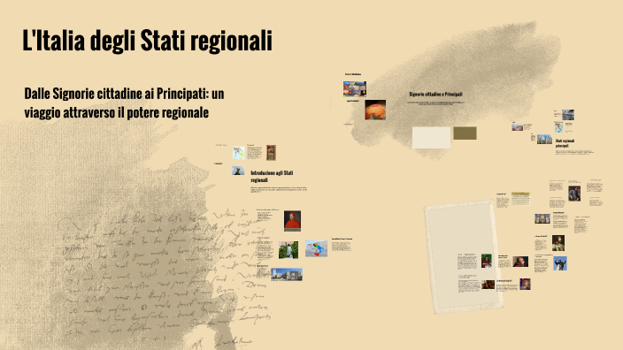 L'Italia degli Stati regionali by Giuseppe Mangone [3A SCI] on Prezi
