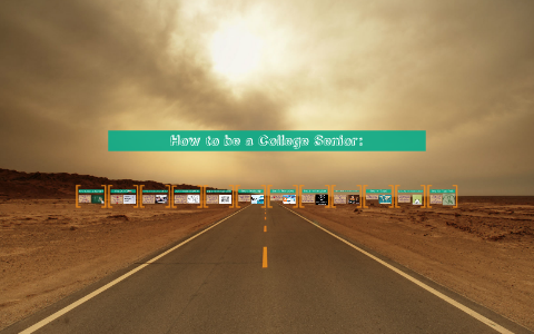 How to be a College Senior: 12 Step Program by Allison Annear on Prezi