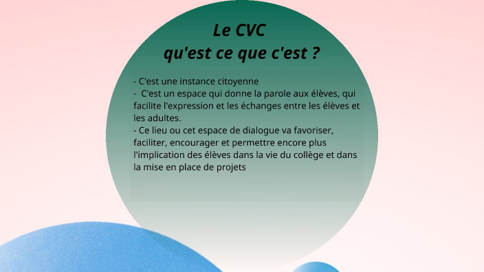 CVC - 1ère réunion by Françoise SIGRIST