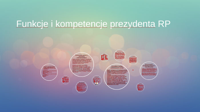 Funkcje i kompetencje prezydenta RP by Jakub Szczecina on Prezi