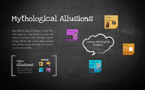 Mythological Allusions by Jordanne Lesher on Prezi