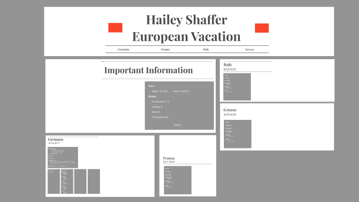 European Vacation by Hailey Shaffer on Prezi