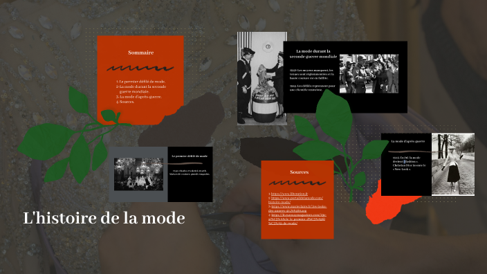 L'histoire de la mode by Emma Bouchard on Prezi