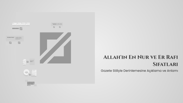 Allah'ın En Nur ve Er Rafi Sıfatları by Berkay on Prezi
