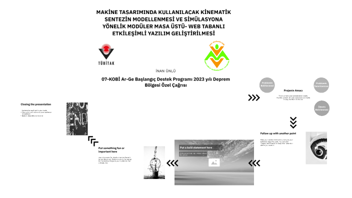 PROJE SUNUMU by İnan ÜNLÜ on Prezi