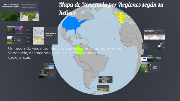 Mapa de Venezuela por Regiones según su Relieve by Maximiliano Gomez on ...