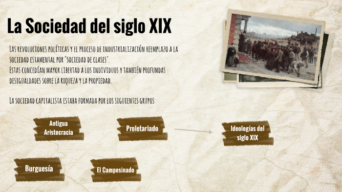 La Sociedad del siglo XIX by Coni de Peon on Prezi