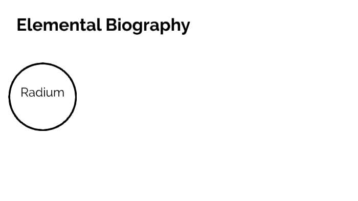 Elemental Biography by Sebastian Griffiths on Prezi
