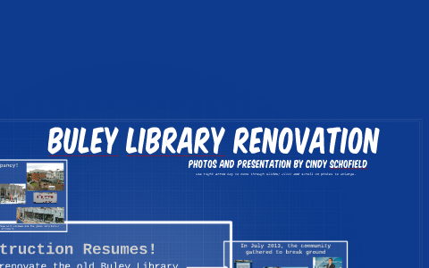 SCSU's Buley Library Renovation by Cindy Schofield on Prezi