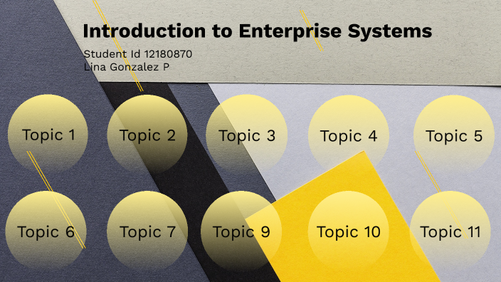 Introduction to Enterprise Systems by Lina González on Prezi