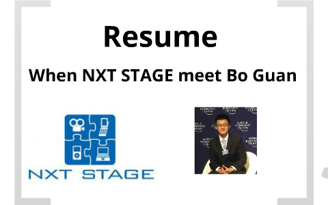 Resume of Bo Guan by Bo Kwan on Prezi