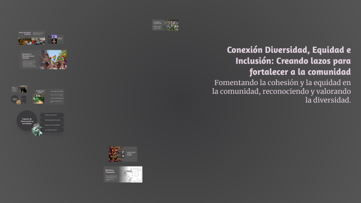 Conexión Diversidad, Equidad e Inclusión: Creando lazos para fortalecer a la comunidad by Andrea ...