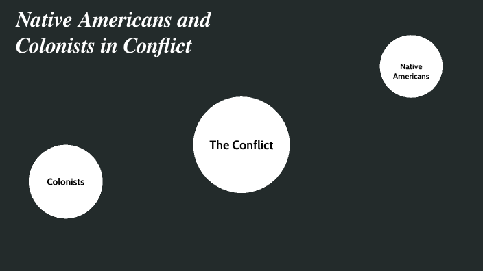 Conflict between colonists and native american by Delilah Vazquez on Prezi
