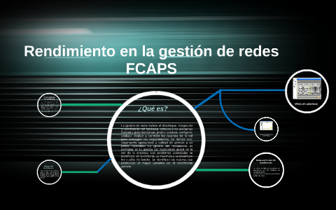 Rendimiento en redes FCAPS by Juan Carlos Gonzalez on Prezi