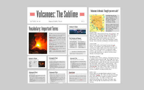 Volcanoes: The Sublime by Michelle Tewes on Prezi