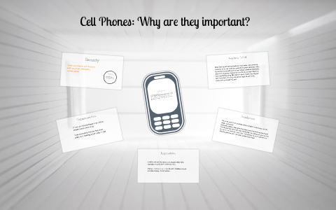 Cell Phones: Why are they important? by Matthew Mosher on Prezi